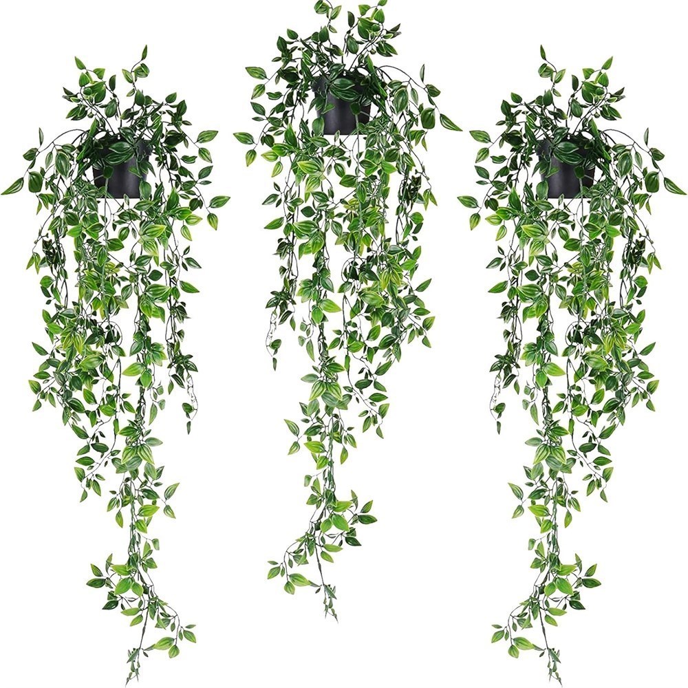 Tmldeals.com - Tuxiaobu Artificial Fake Hanging Vines Greenery Plants ...