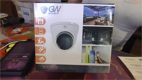 Tmldeals.com - GW Security 4K Ultra HD IP Security Camera, a white PoE ...