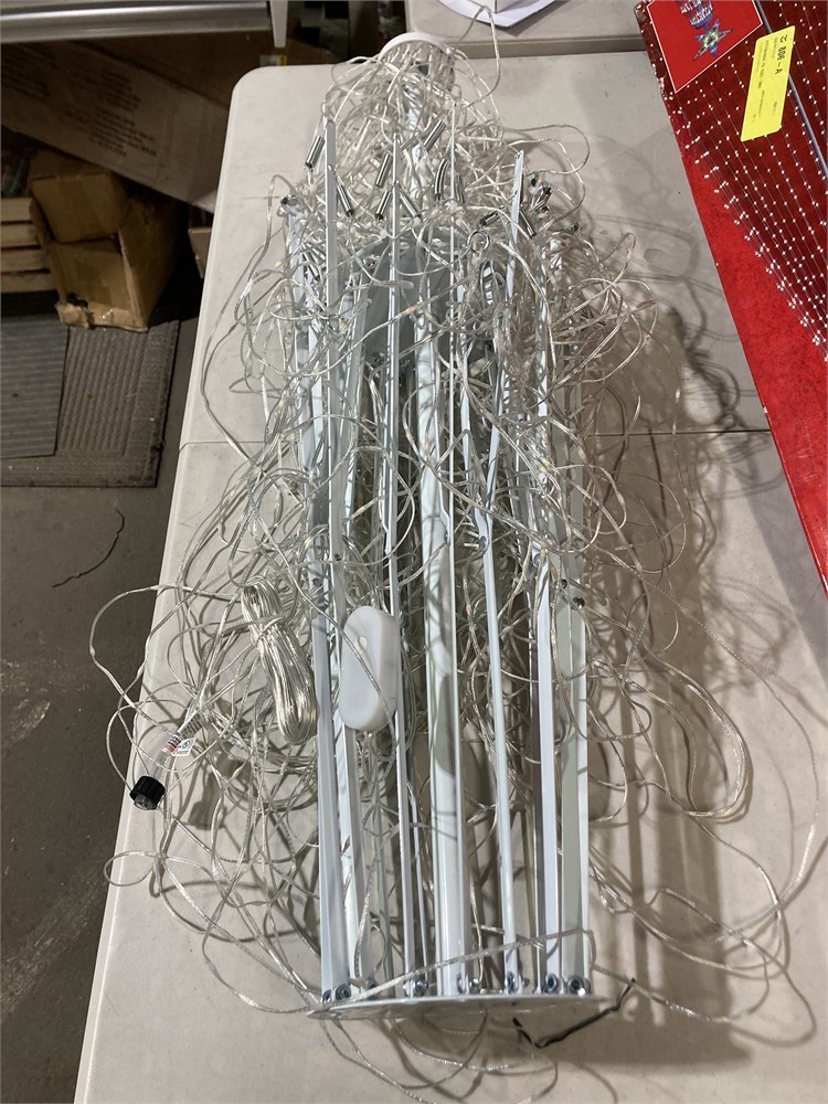 Tmldeals.com - 12 ft. Giant-Sized Motion LED Pre-Lit Cone Tree